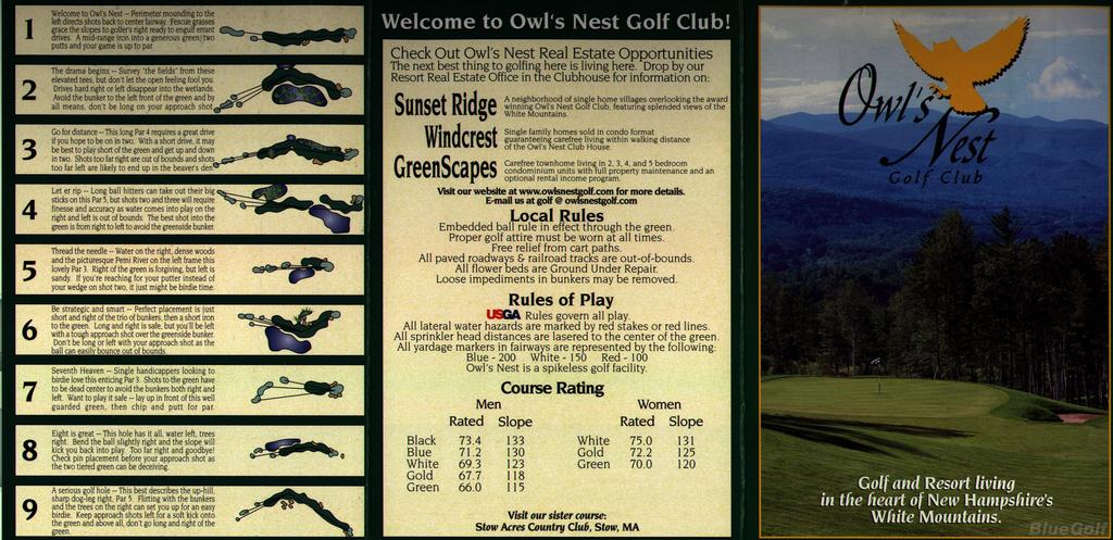 Owl's Nest Golf Club - Course Profile | Course Database