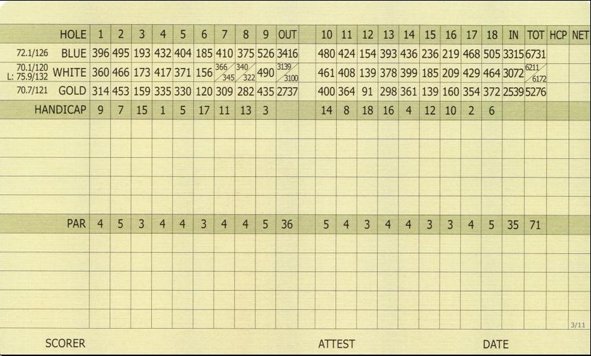 Seaview Resort & Spa - Pines - Course Profile | Course Database