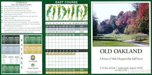 Old Oakland Golf Club- East/West - Course Profile | Course Database