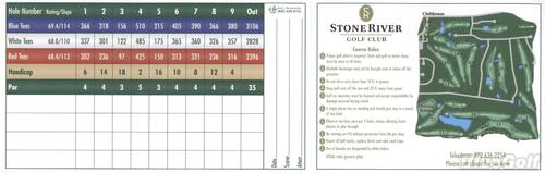 Stone River Golf Club - Course Profile | Course Database