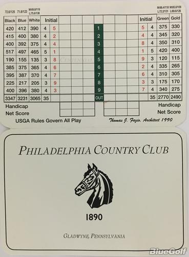 Philadelphia Country Club - Spring/Mill - Course Profile | Course Database