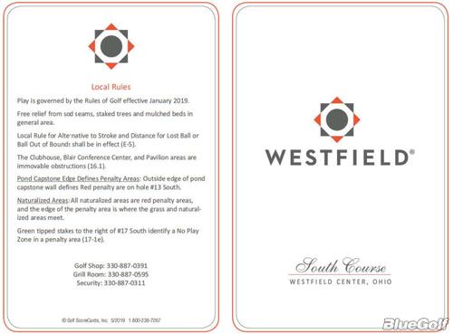 Westfield Country Club - South Course - Course Profile | Course Database