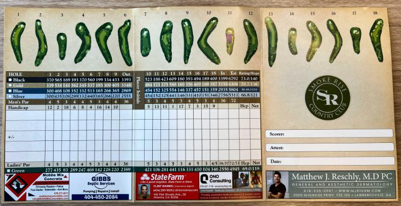 Smoke Rise Golf & Country Club - Course Profile | Course Database