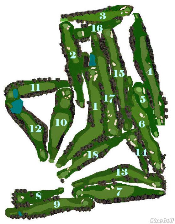 Country Club of Columbus - Layout Map | Course Database