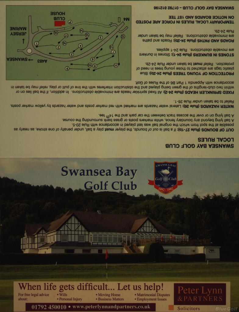 Swansea Bay Golf Club - Course Profile | Course Database