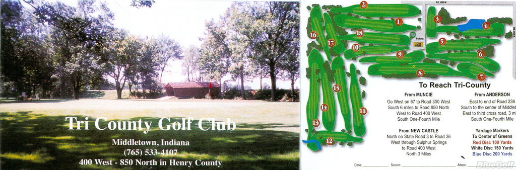 Tri County Golf Club - Course Profile | Course Database