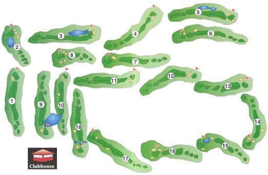 Toana Vista Golf Club - Layout Map | Course Database