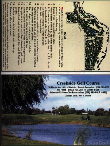 Creekside Golf Club - Course Profile | Course Database