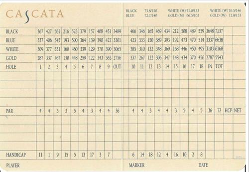 Cascata - Course Profile | Course Database
