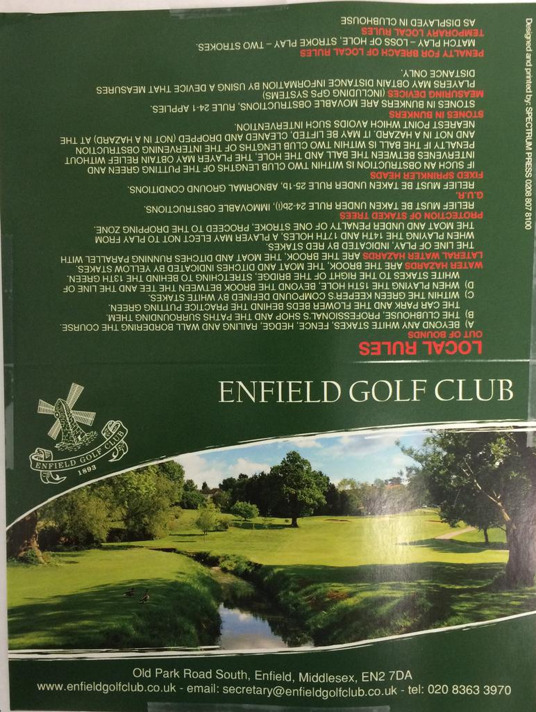 Enfield Golf Club - Course Profile | Course Database