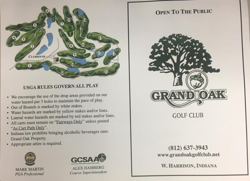 Grand Oak Golf Club - Course Profile | Course Database