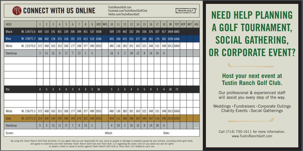 Tustin Ranch Golf Club - Course Profile | Course Database