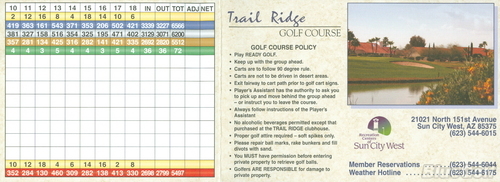 Trail Ridge Golf Course - Course Profile | Course Database