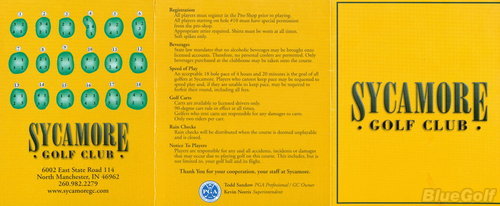 Sycamore Golf Club - Course Profile | Course Database