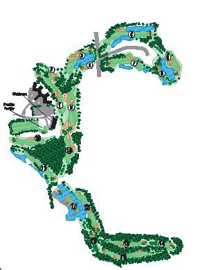 Edinburgh USA Golf Club - Layout Map | Course Database