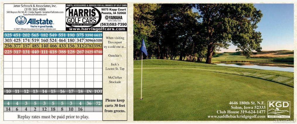 Saddleback Ridge Golf Course - Course Profile | Course Database