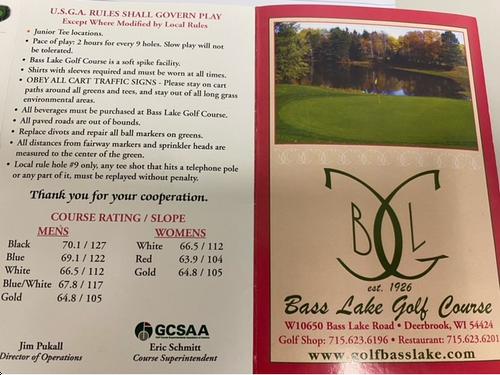 Bass Lake Golf Course - Course Profile | Course Database