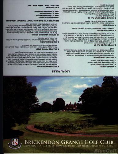 Brickendon Grange Golf Club - Course Profile | Course Database