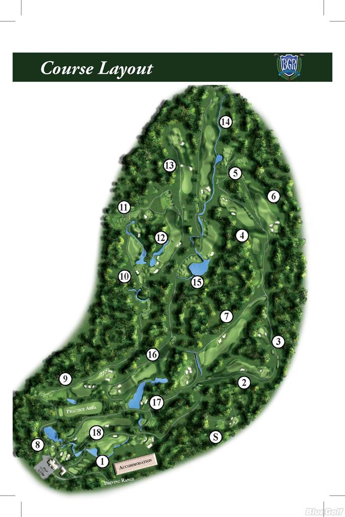 Bonville Golf Club - Layout Map | Course Database