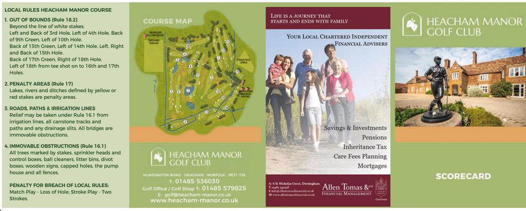 Heacham Manor Hotel - Course Profile | Course Database