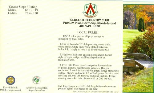 Glocester Country Club - Course Profile | Course Database