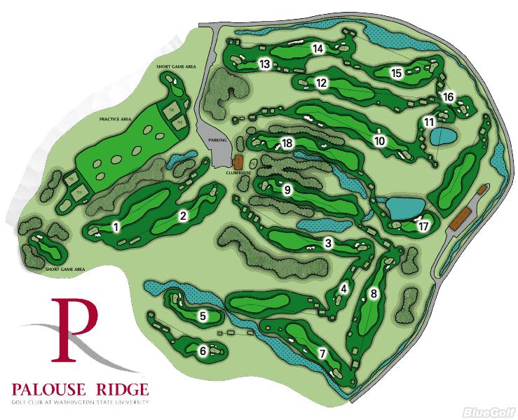 Palouse Ridge Golf Course - Layout Map | Course Database