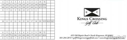 Kings Crossing Golf Club - Course Profile | Course Database