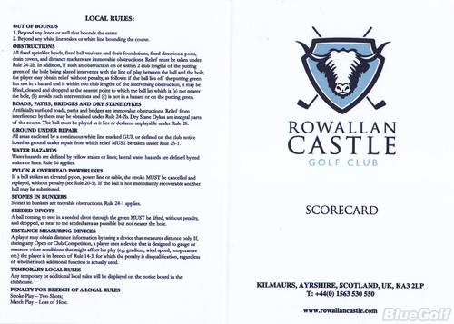 Rowallan Castle Golf Club - Course Profile | Course Database