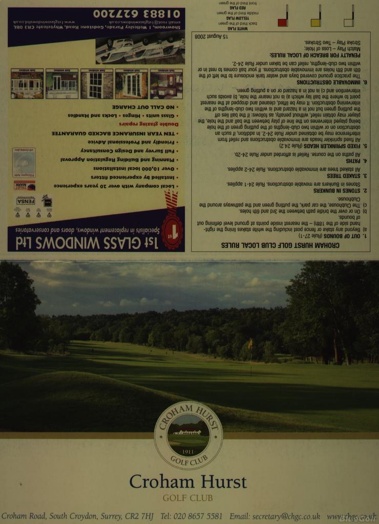 Croham Hurst Golf Club - Course Profile | Course Database