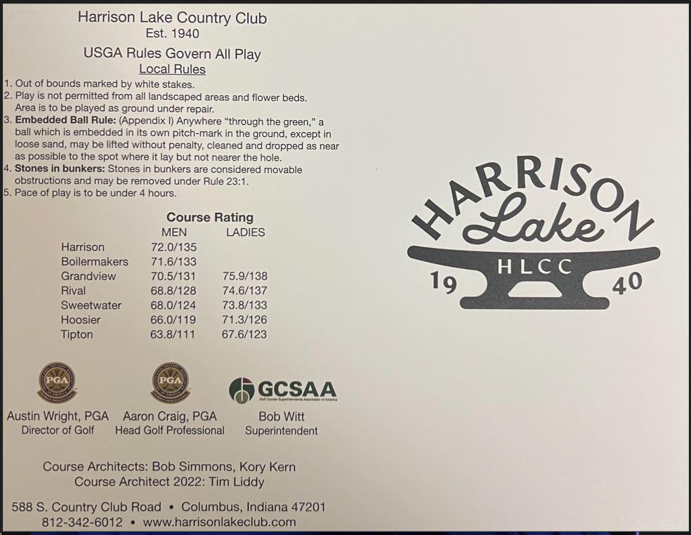 Harrison Lake Country Club - Course Profile | Course Database