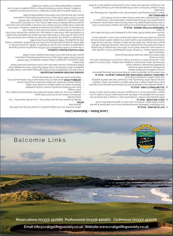 Balcomie Links - Course Profile | Course Database