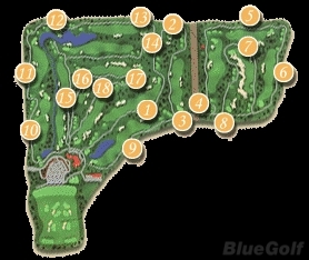 Oak Creek Golf Club - Layout Map | Course Database