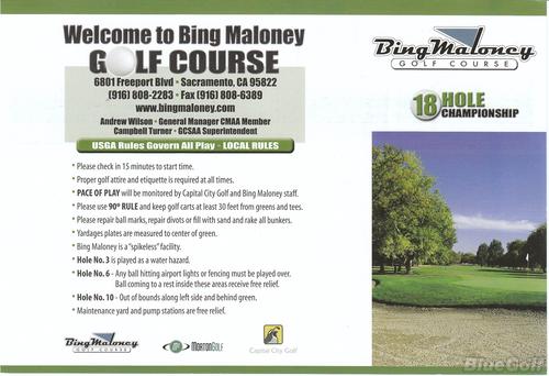 Bing Maloney Golf Course - Course Profile | Course Database