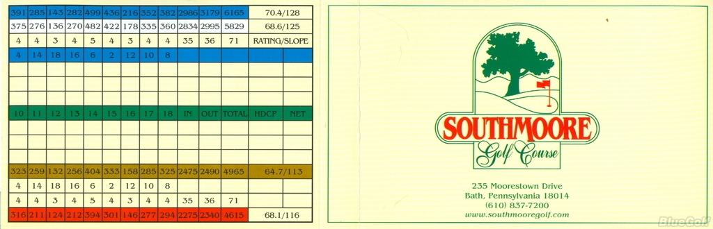 Southmoore Golf Course - Course Profile | Course Database