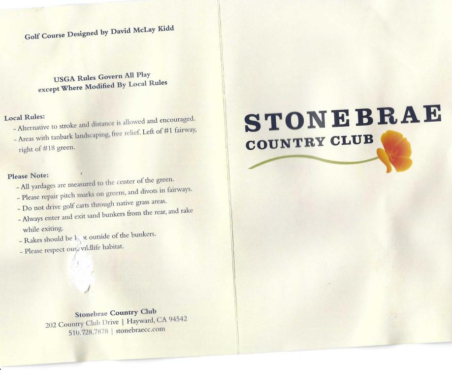 Stonebrae Country Club - Course Profile | Course Database