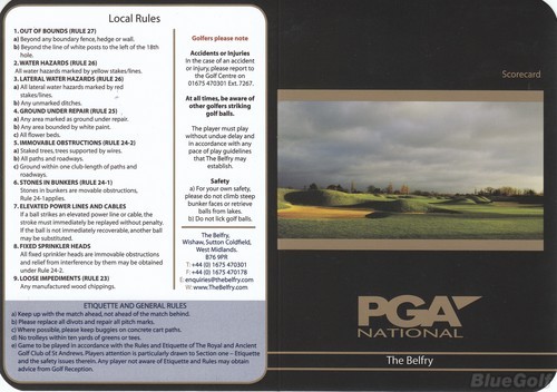 The Belfry - The PGA National Course - Course Profile | Course Database