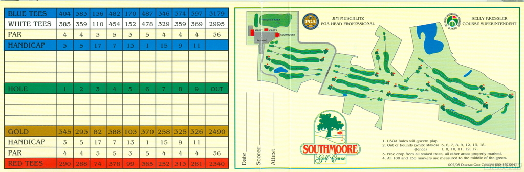 Southmoore Golf Course - Course Profile | Course Database