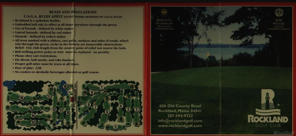 Rockland Golf Club - Course Profile | Course Database