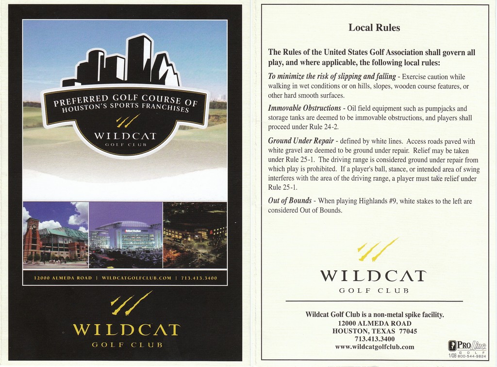 Wildcat Golf Club - Highlands Course - Course Profile | Course Database