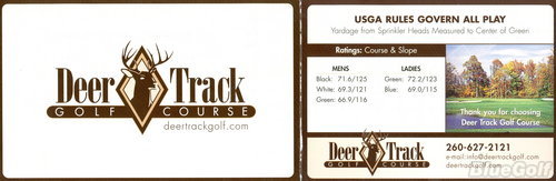 Deer Track Golf Course - Course Profile | Course Database