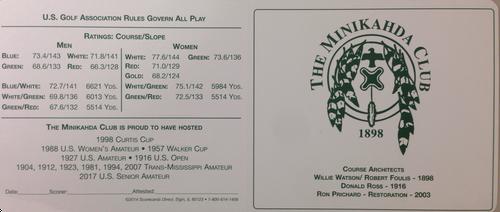 The Minikahda Club - Course Profile | Course Database