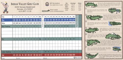 Indian Valley Golf Club - Course Profile | Course Database