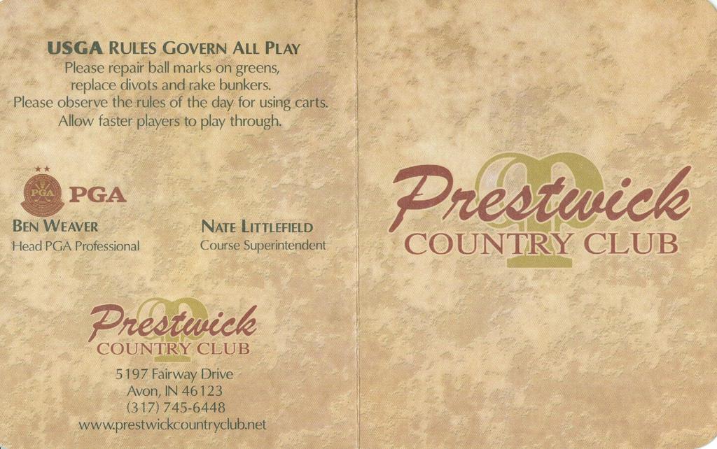 Prestwick Country Club - Course Profile | Course Database