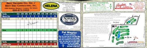 Lamesa Municipal Golf Course - Course Profile | Course Database