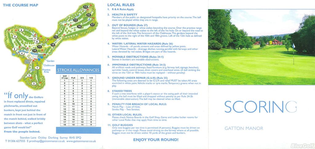 Gatton Manor - Course Profile | Course Database