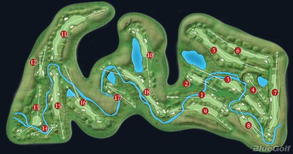 Desert Blume Golf Club - Layout Map | Course Database