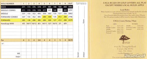 Crooked Tree Golf Course - Course Profile | Course Database