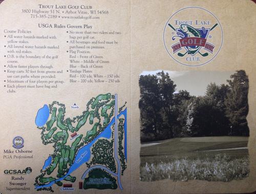 Trout Lake Golf Club - Course Profile | Course Database