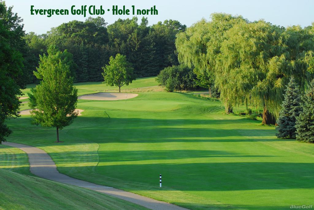 Evergreen Country Club - North/South - Layout Map | Course Database