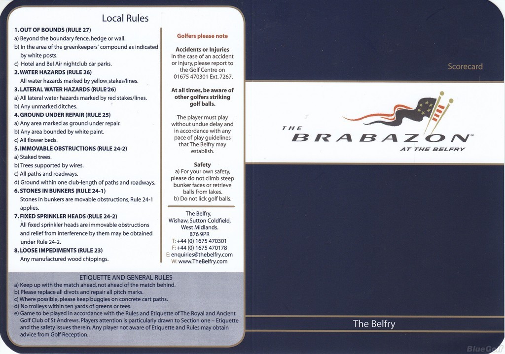 The Belfry - The Brabazon Course - Course Profile | Course Database